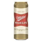 Miller High Life Beer Can - Shop Beer & Wine at H-E-B