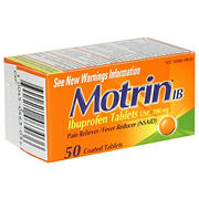 Motrin IB Ibuprofen 200 mg Coated Tablets - Shop Pain Relievers at H-E-B