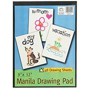 Norcom Manila Drawing Pad 48 Sheets, 9x12 - Shop School & Office ...