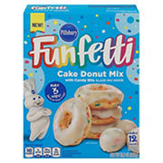 Pillsbury Funfetti Vanilla Cake Donut Mix - Shop Baking Ingredients at ...