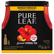 Pure Leaf Mango Hibiscus Herbal Tea 16.9 oz Bottles - Shop Tea at H-E-B