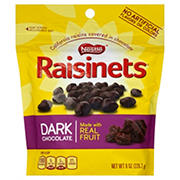 Raisinets Dark Chocolate Covered Raisins Stand-up Bag - Shop Snacks ...