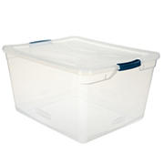 Rubbermaid Cleverstore Clear Latching Tote - Shop Storage ...