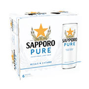 Sapporo Pure Light Beer 12 oz Cans - Shop Beer & Wine at H-E-B