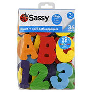 Sassy Count 'n Spell Bath Appliques (3+ Years) - Shop Toys at H-E-B