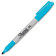 Sharpie Fine Point Permanent Marker, Turquoise - Shop School & Office ...