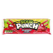 Sour Punch Straws Strawberry Gummy Candy - Shop Snacks & Candy at H-E-B