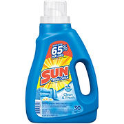 Sun Clean & Fresh HE Liquid Laundry Detergent 30 Loads - Shop Laundry ...