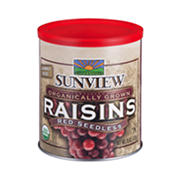 Sunview Organic Red Seedless Jumbo Size Raisins - Shop Canned & Dried ...