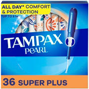 Tampax Pearl Tampons Trio Pack, Super/Super Plus/Ultra Unscented - Shop ...