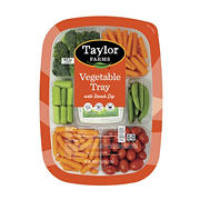 Taylor Farms Vegetable Tray with Dip - Shop Party Trays at H-E-B