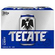Tecate Light Beer 12 oz Cans - Shop Beer & Wine at H-E-B