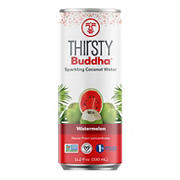 Thirsty Buddha Sparkling Coconut Water with Watermelon - Shop Coconut ...