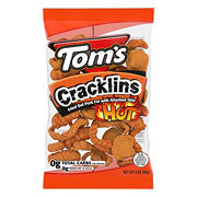 Tom's Cracklins Hot - Shop Snacks & Candy at H-E-B