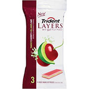 Trident Layers Sweet Cherry + Island Lime Sugar Free Gum - Shop Snacks ...