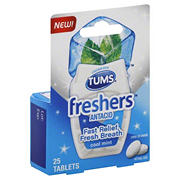 Tums Freshers Cool Mint Tablets - Shop Medicines & Treatments at H-E-B