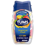 Tums Antacid Extra Strength Assorted Fruit Chewable Tablets - Shop ...