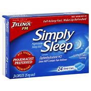 Tylenol Simply Sleep Night Time Sleep Aid, Caplets - Shop Medicines ...