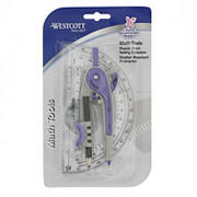 Westcott Protractor and Compass Set, Purple - Shop School & Office ...