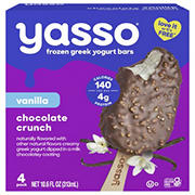 Yasso Vanilla Chocolate Crunch Frozen Greek Yogurt Bars - Shop Bars ...