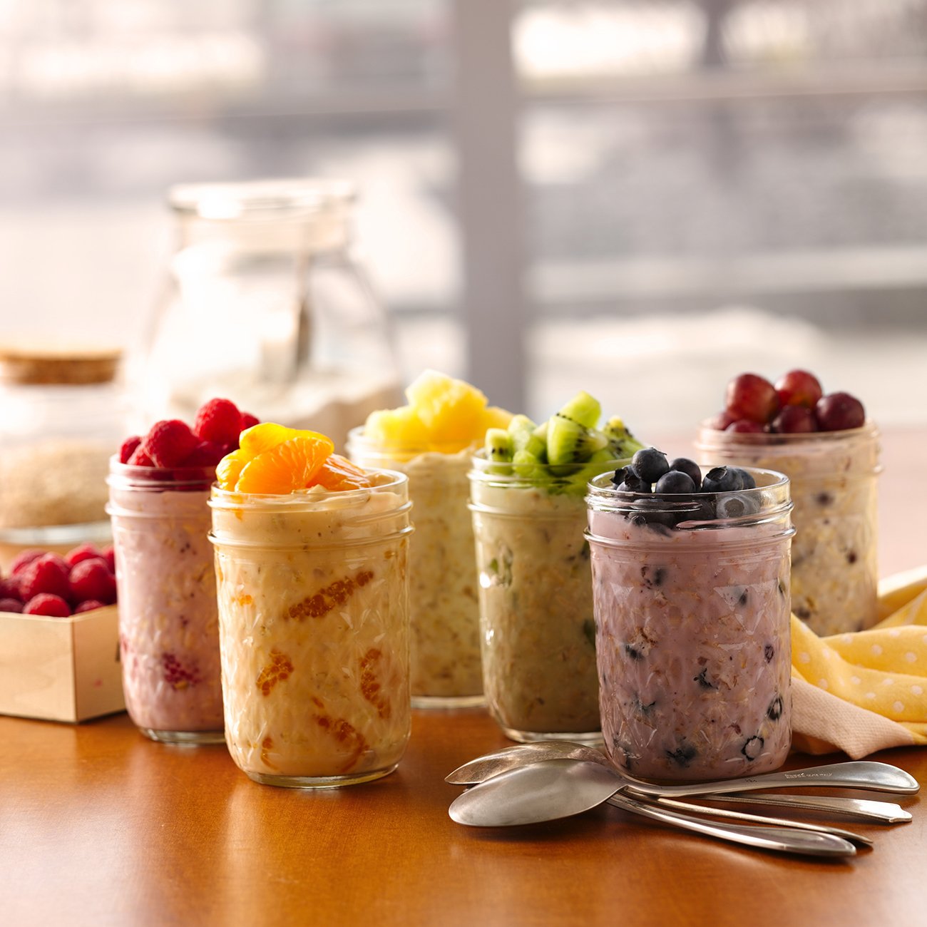 Color Your Own Overnight Oatmeal Recipe from H-E-B